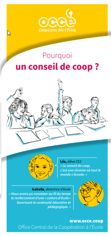Office central de la Coopération à l'Ecole - AD OCCE74 Le conseil de coopérative